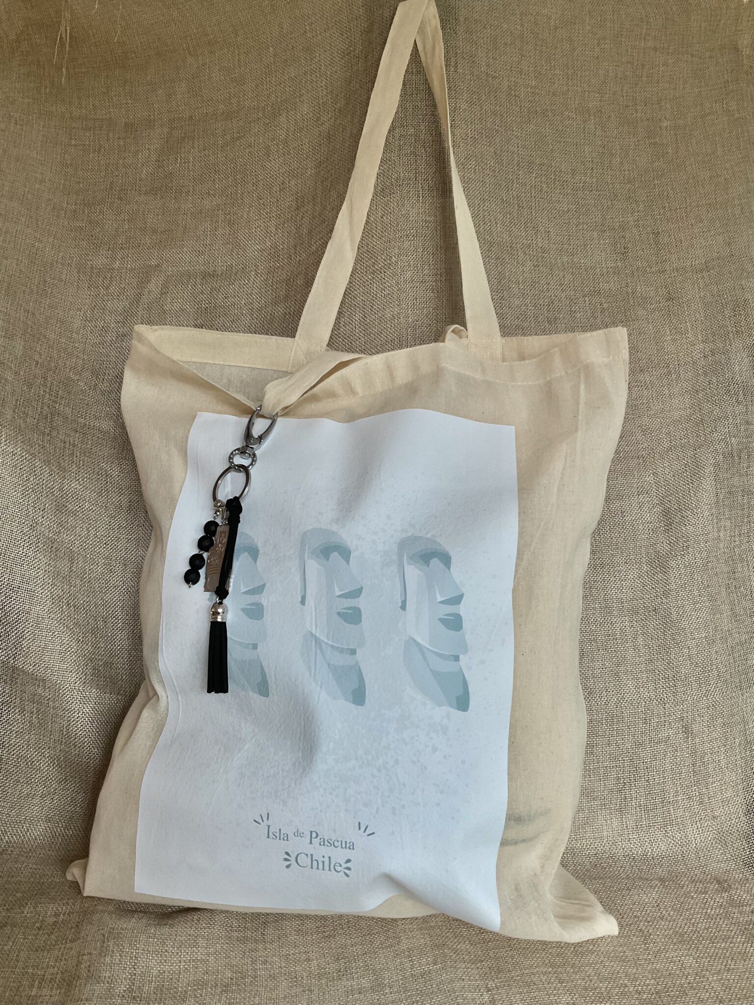 TOTE BAG MOAI - LAPISLÁZULI CHILE